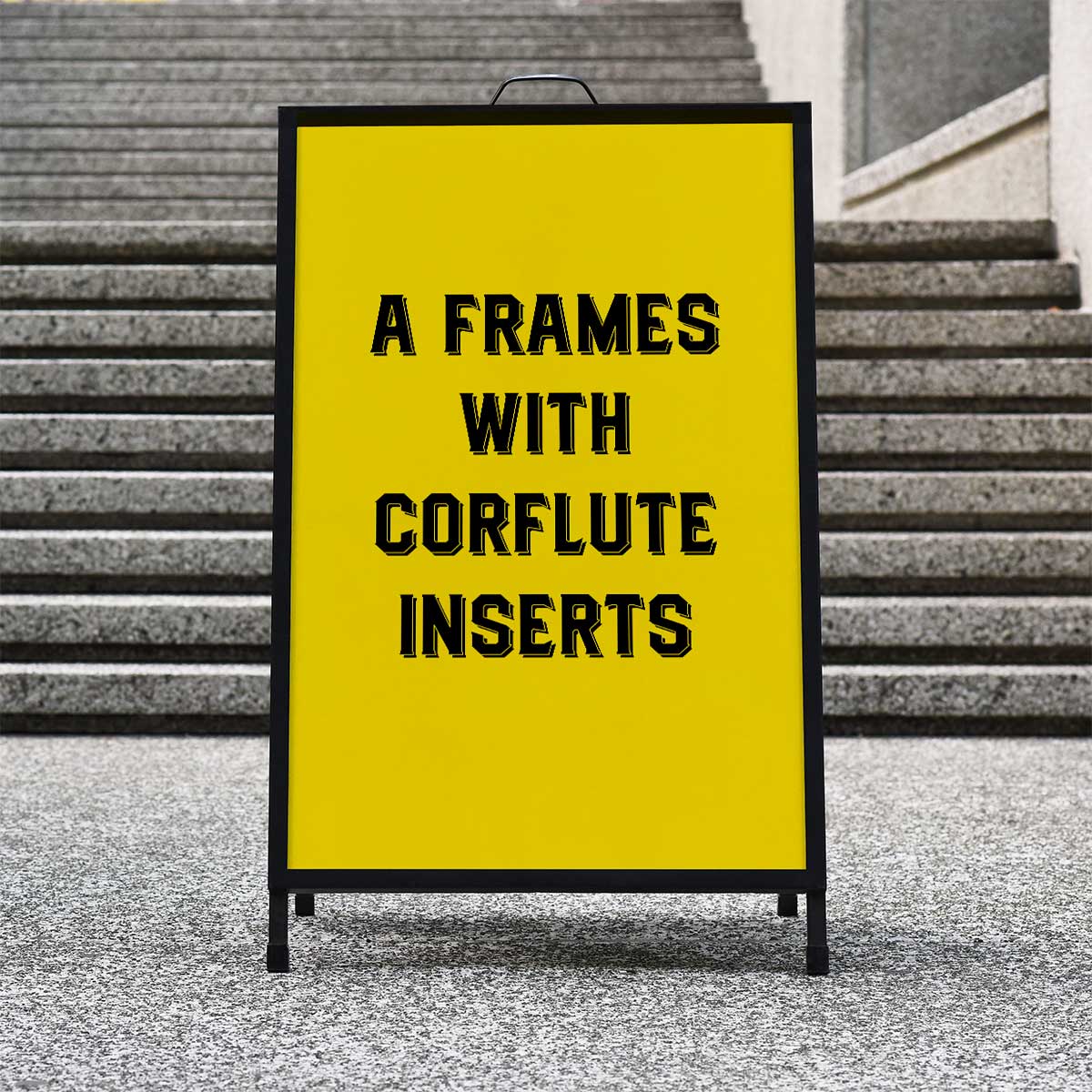 A-Frame Signs with Corflute inserts – Hash Print