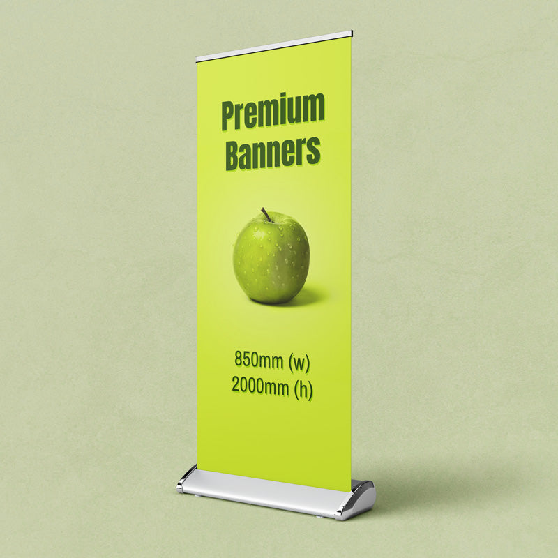 Premium Pull Up Banner, Size 850mm x 2100mm – Hash Print