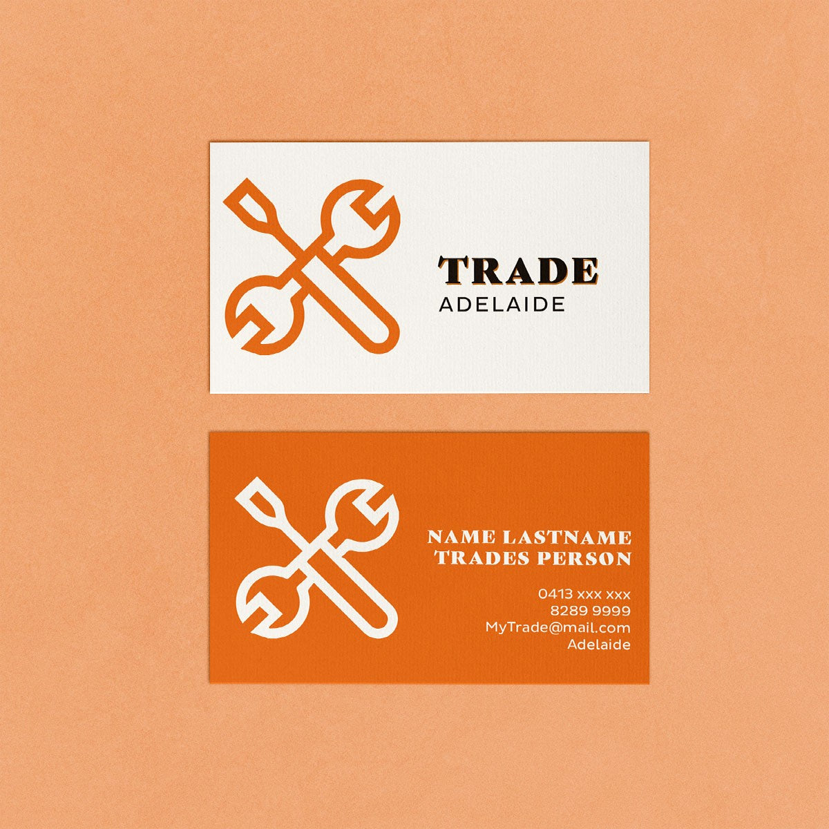 Business Card Template - Tradie – Hash Print